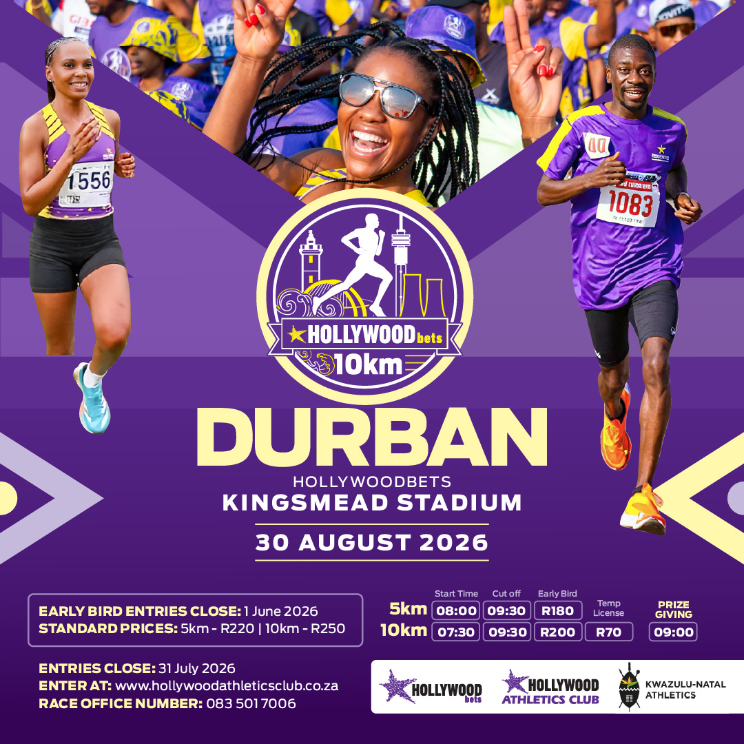 Hollywoodbets Durban 10km | 2026 - Athletics Club | Running Club ...